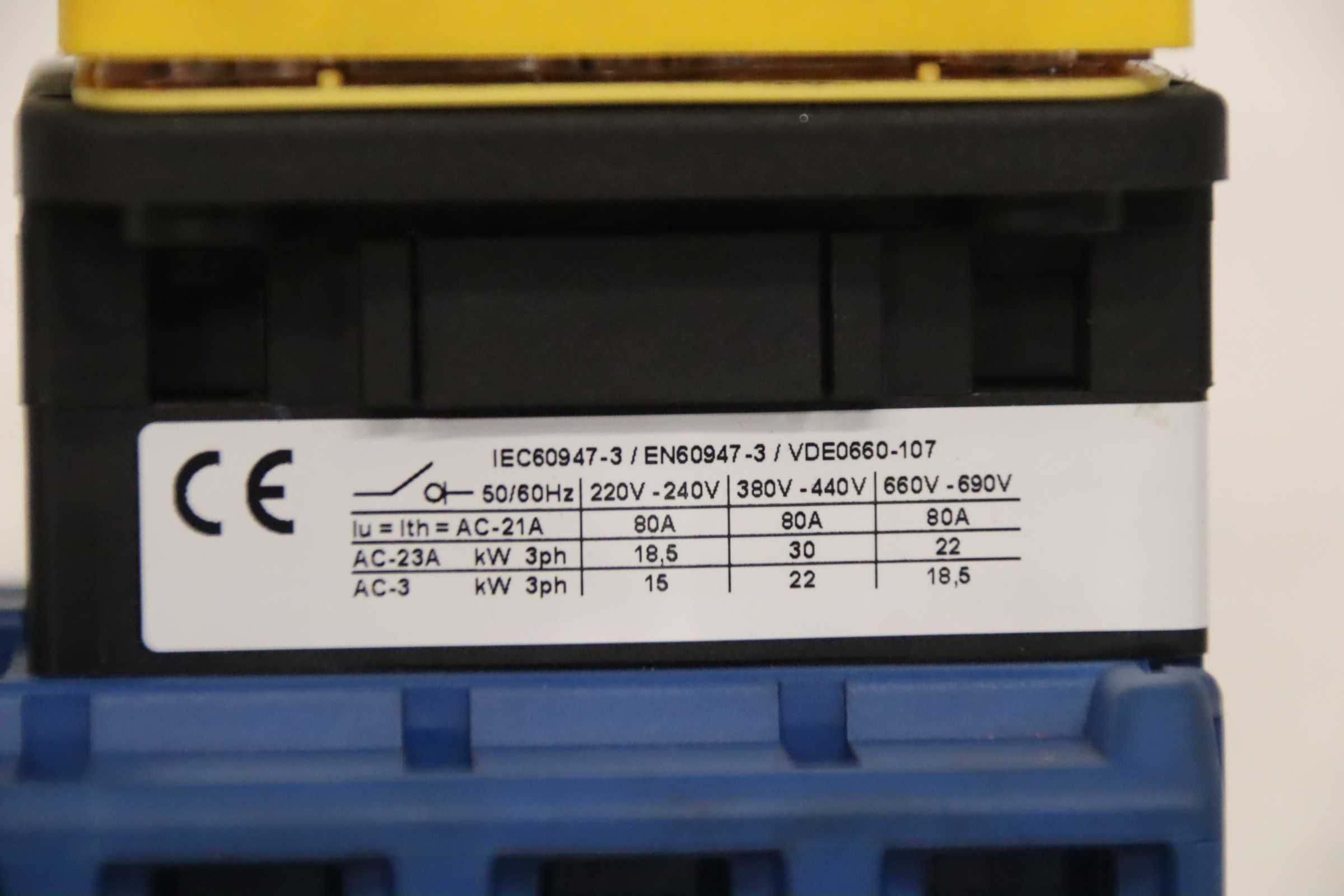 Lasttrennschalter von Kraus & Naimer - KG80.T304 80A